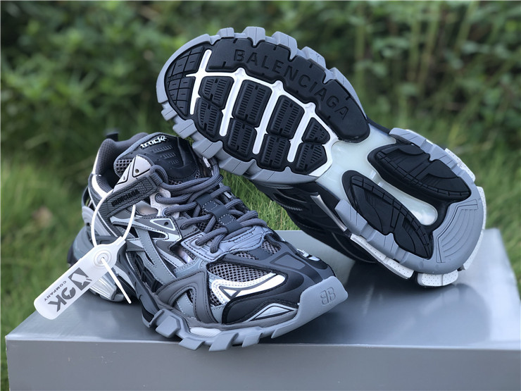 Perfect Kicks - Balenciaga Track.2 Sneaker Charcoal | PerfectKickz